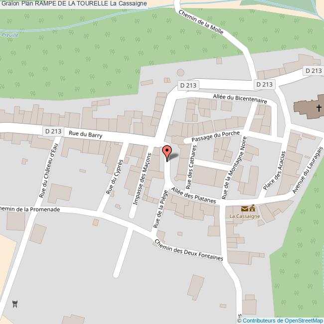 Rampe de la TOURELLE La Cassaigne