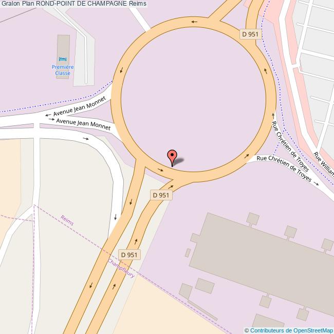 Rond-point de CHAMPAGNE Reims