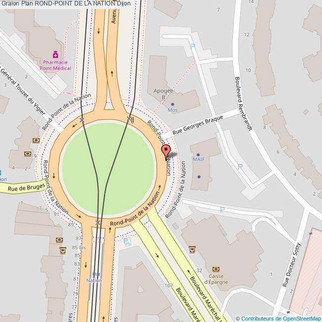 Rond-point de la NATION Dijon