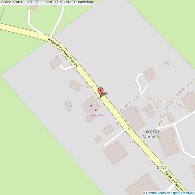 Route de CERNEUX MONNOT Bonnétage