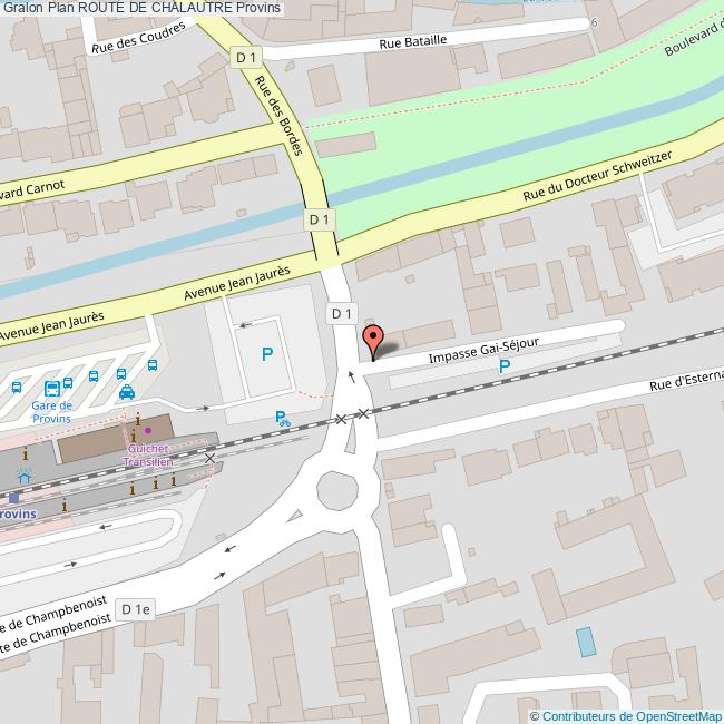 Route de CHALAUTRE Provins