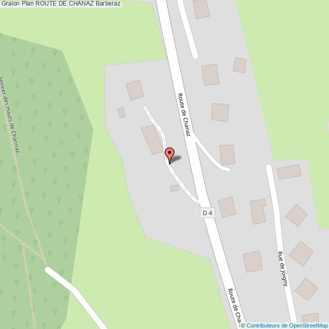 Route de CHANAZ Barberaz
