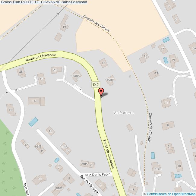 Route de CHAVANNE Saint-Chamond