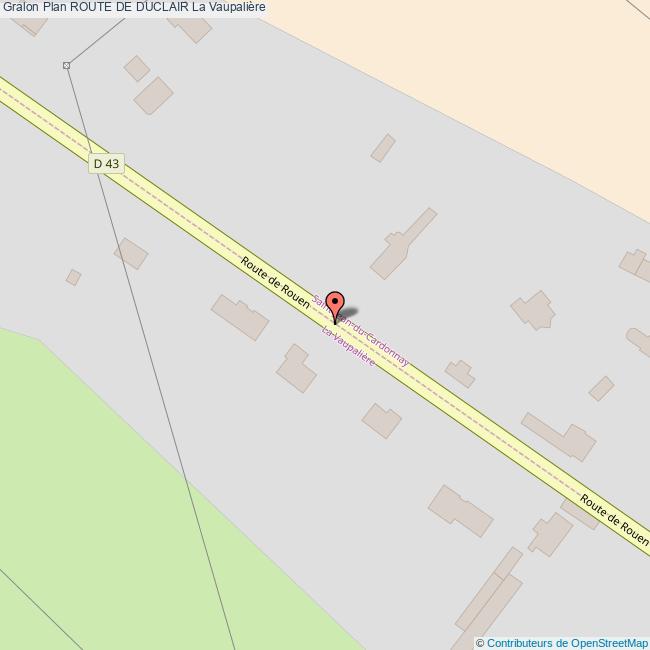 Route de DUCLAIR La Vaupalière