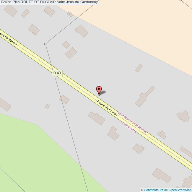 Route de DUCLAIR Saint-Jean-du-Cardonnay