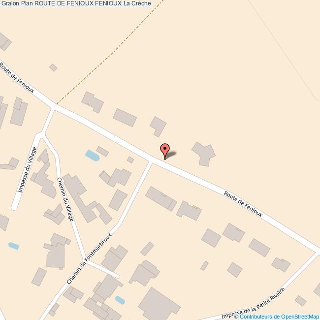 Route de FENIOUX FENIOUX La Crèche