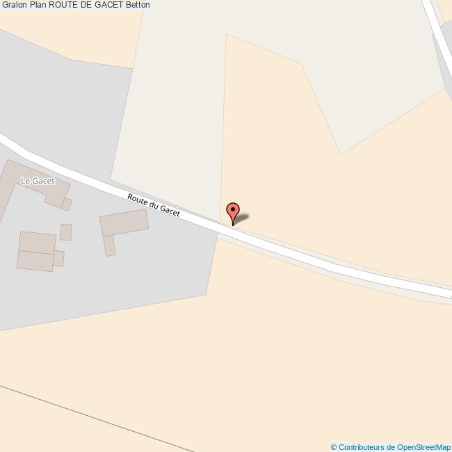 Route de GACET Betton