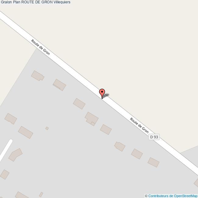 Route de GRON Villequiers