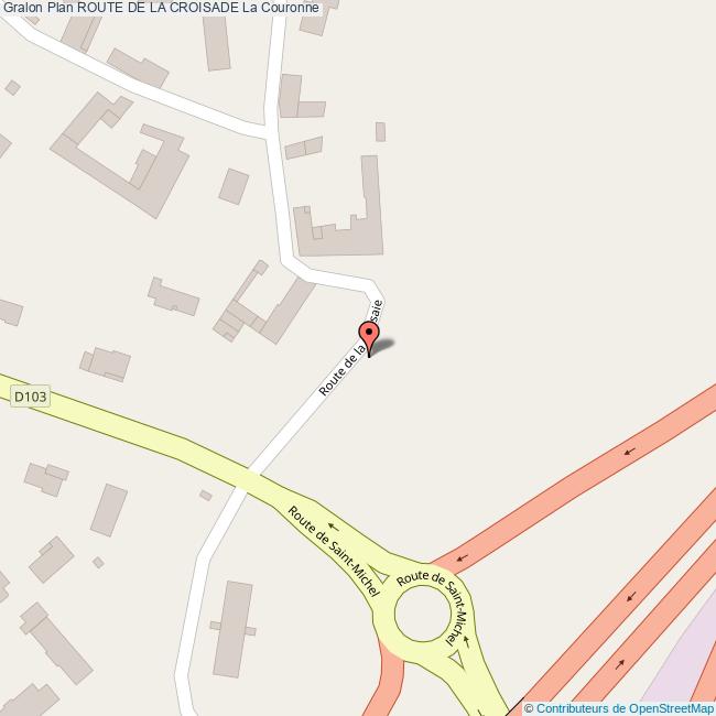 Route de la CROISADE La Couronne