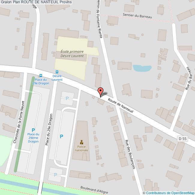 Route de NANTEUIL Provins