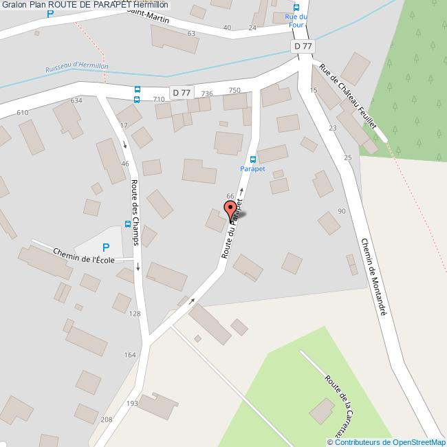 Route de PARAPET Hermillon