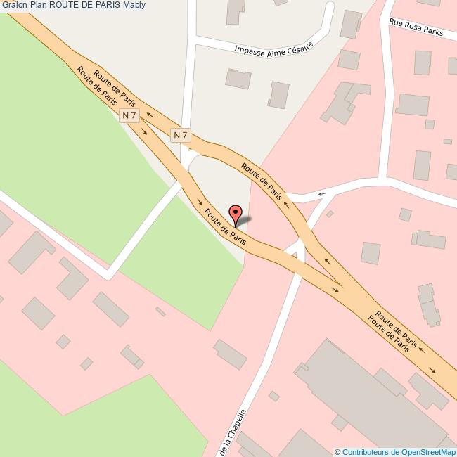 Route de PARIS Mably