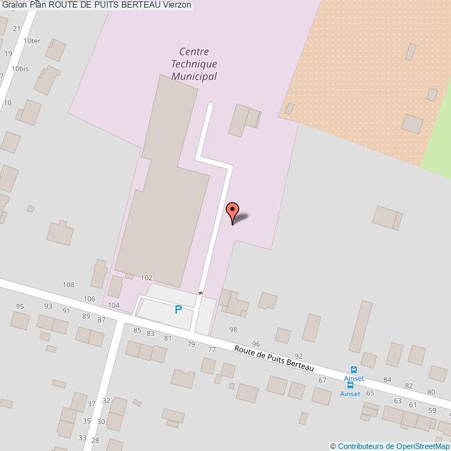 Route de PUITS BERTEAU Vierzon