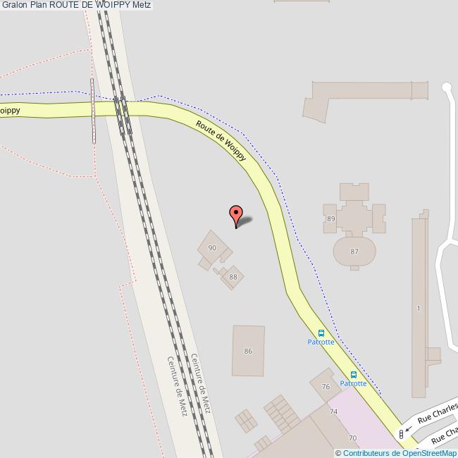 Route de WOIPPY Metz