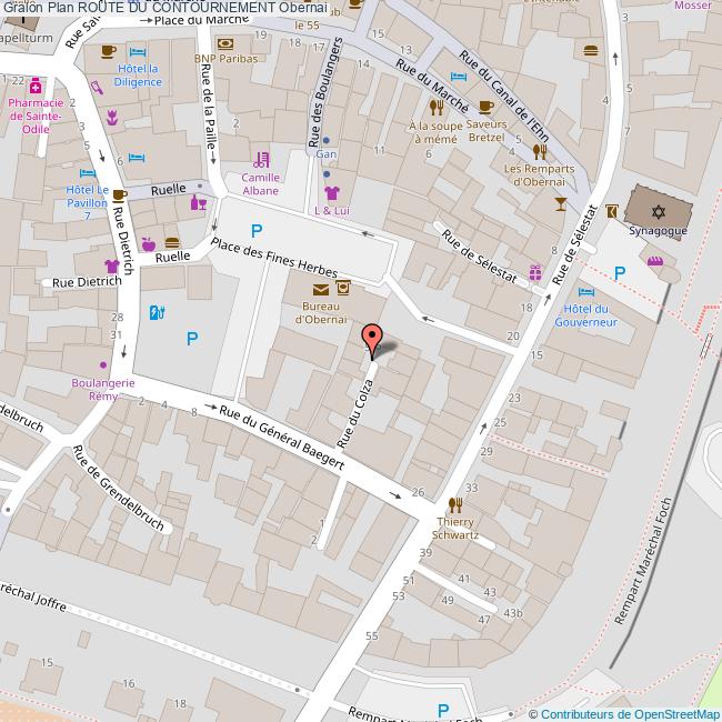 Route du CONTOURNEMENT Obernai