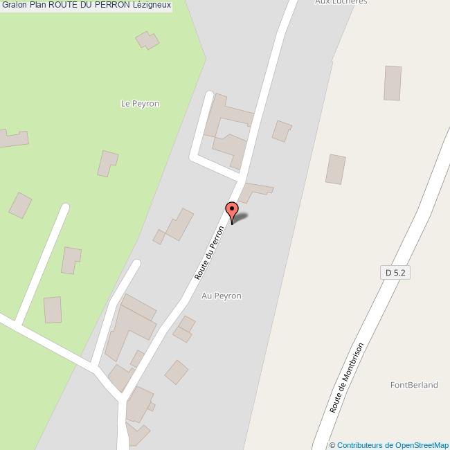 Route du PERRON Lézigneux