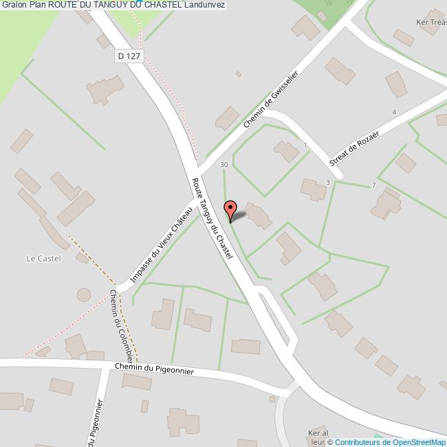 Route du TANGUY DU CHASTEL Landunvez