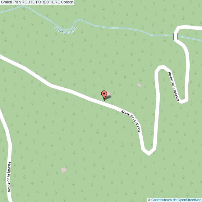 Route FORESTIÈRE Cordon