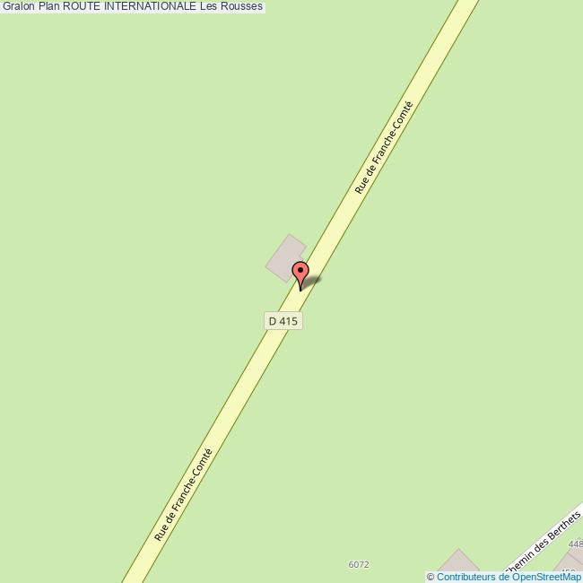 Route INTERNATIONALE Les Rousses