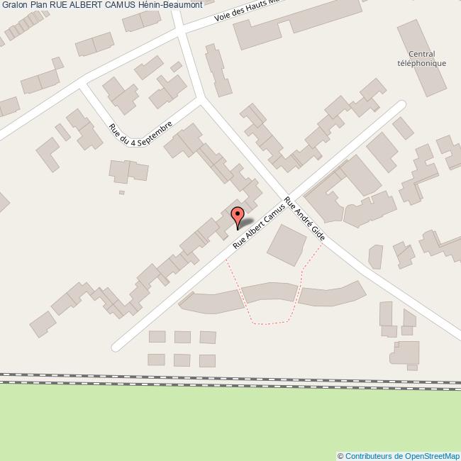 Rue ALBERT CAMUS Hénin-Beaumont