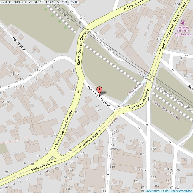 Rue ALBERT THOMAS Romainville