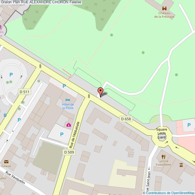 Rue ALEXANDRE CHORON Falaise