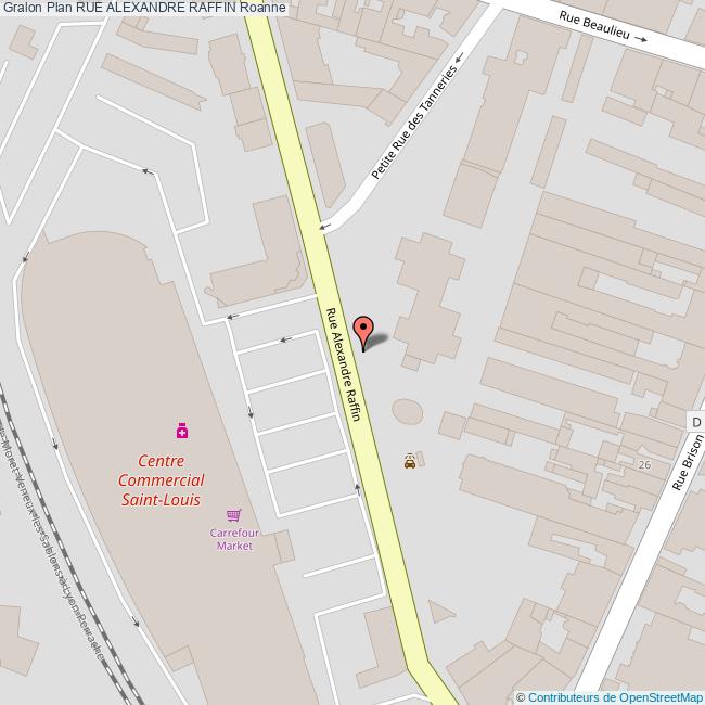 Rue ALEXANDRE RAFFIN Roanne