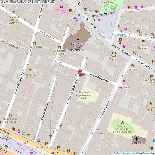 Rue andre ANTOINE Paris