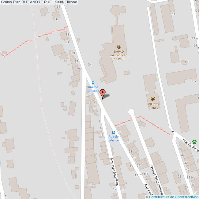 Rue ANDRÉ RUEL Saint-Etienne