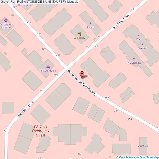 Rue ANTOINE DE SAINT-EXUPÉRY Mauguio