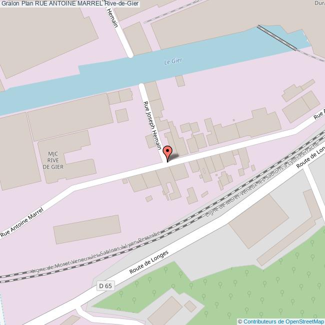 Rue ANTOINE MARREL Rive-de-Gier