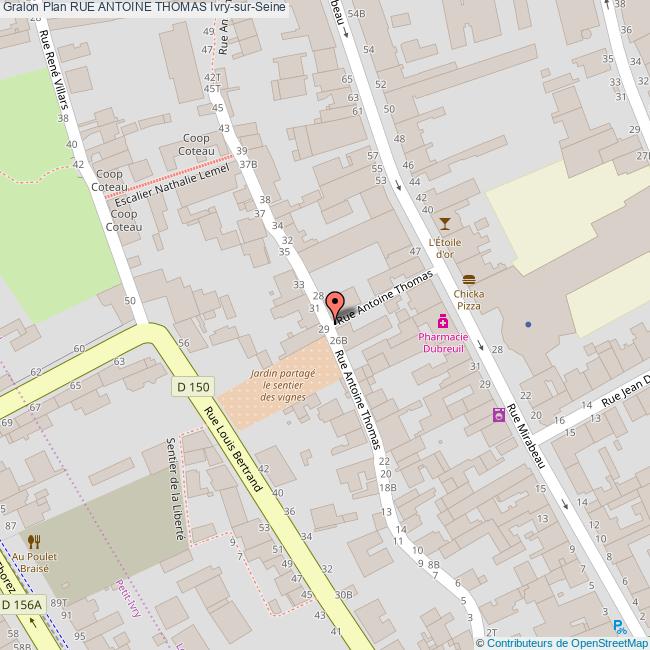 Rue ANTOINE THOMAS Ivry-sur-Seine