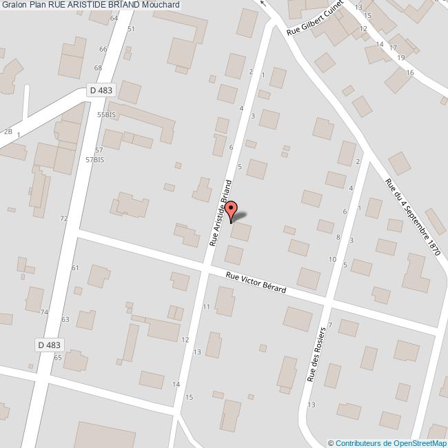 Rue ARISTIDE BRIAND Mouchard