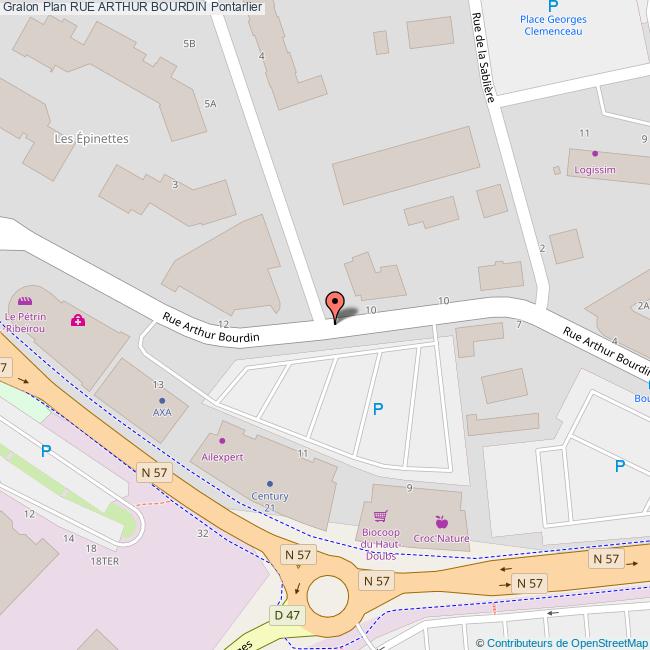 Rue ARTHUR BOURDIN Pontarlier