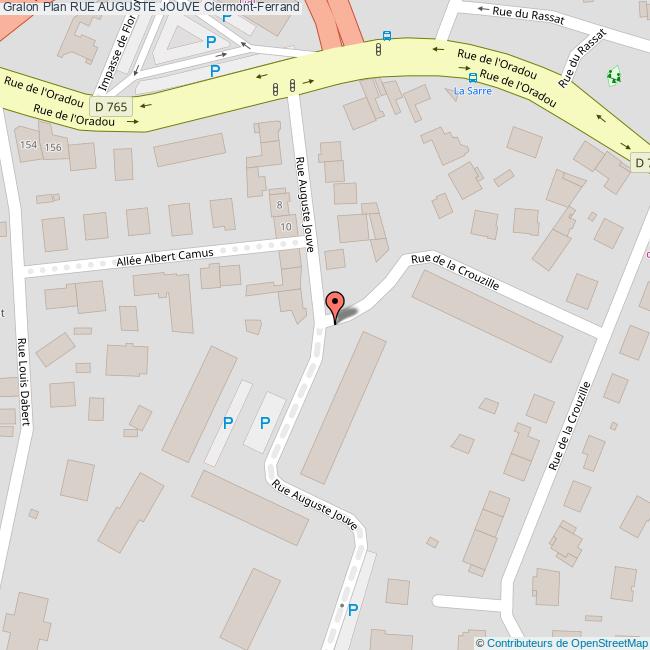 Rue AUGUSTE JOUVE Clermont-Ferrand