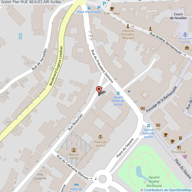 Rue BEAUCLAIR Aurillac