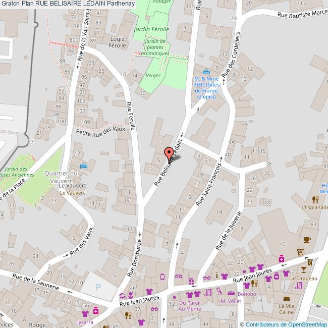 Rue BÉLISAIRE LEDAIN Parthenay