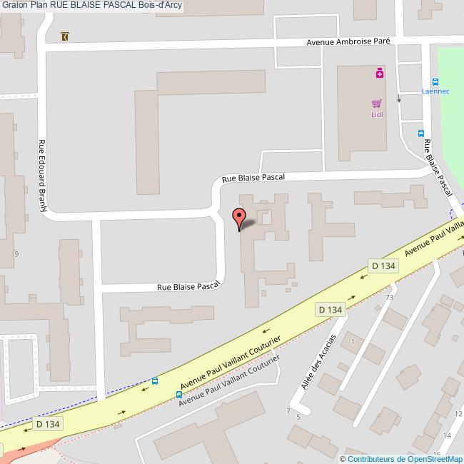 Rue BLAISE PASCAL Bois-d'Arcy