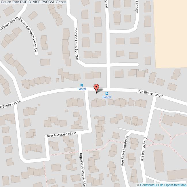Rue BLAISE PASCAL Gerzat