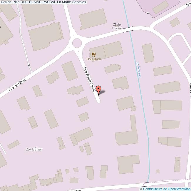 Rue BLAISE PASCAL La Motte-Servolex