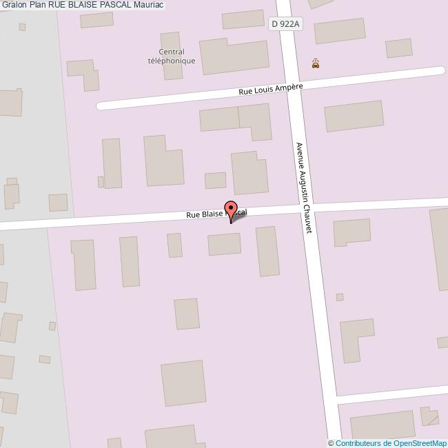 Rue BLAISE PASCAL Mauriac