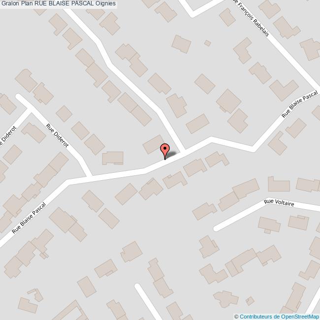 Rue BLAISE PASCAL Oignies