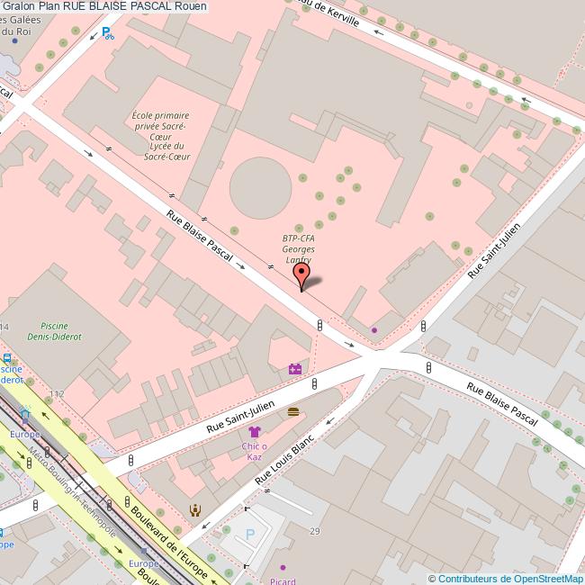 Rue BLAISE PASCAL Rouen