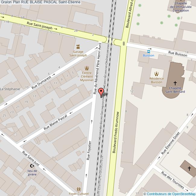 Rue BLAISE PASCAL Saint-Etienne