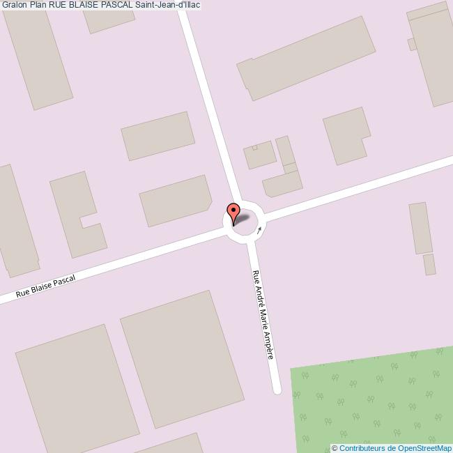 Rue BLAISE PASCAL Saint-Jean-d'Illac