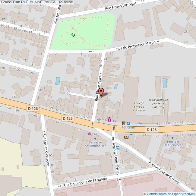 Rue BLAISE PASCAL Toulouse
