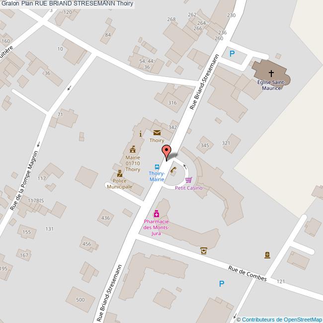 Rue BRIAND STRESEMANN Thoiry