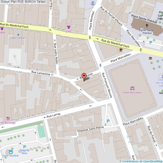 Rue BURON Tarbes