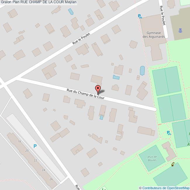 Rue CHAMP DE LA COUR Meylan