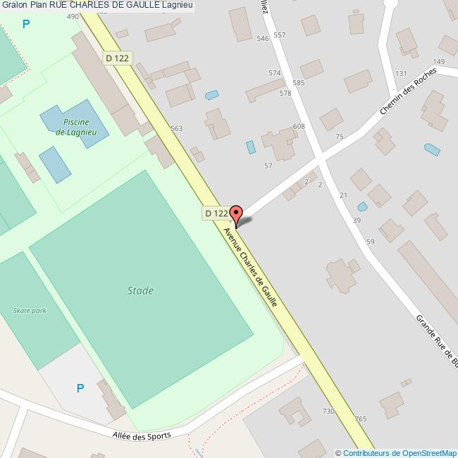 Rue CHARLES DE GAULLE Lagnieu